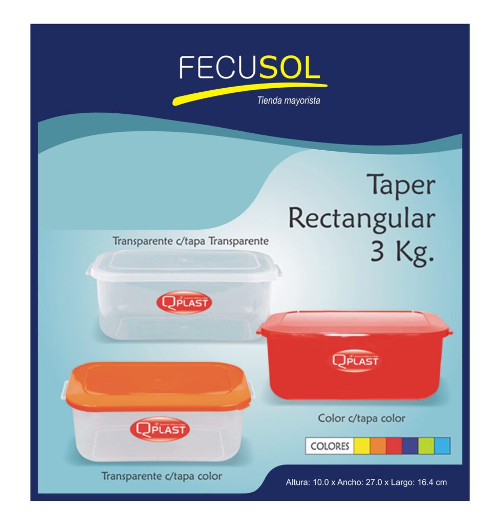 TAPER RECTANGULAR 3KG – FECUSOL